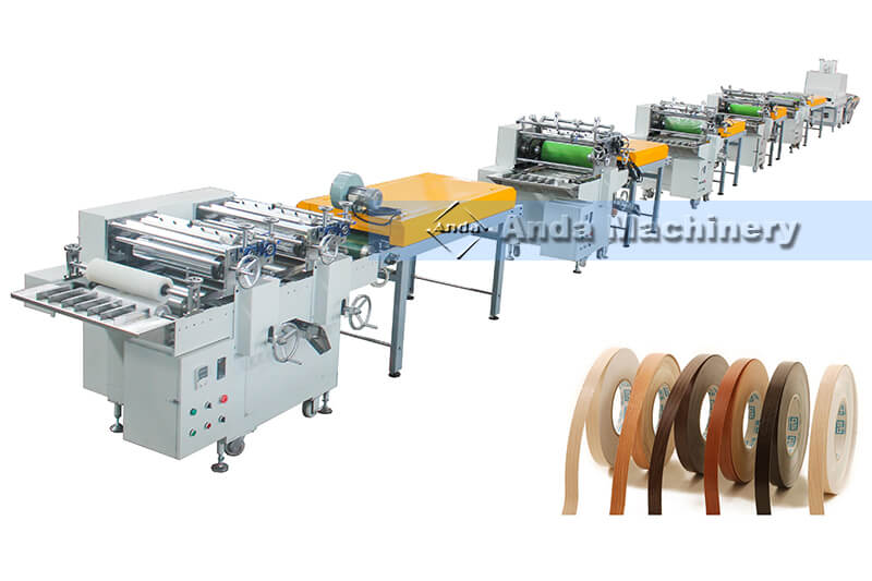 four color PVC edge band printing machine with germany production ...