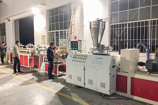 PVC Ceiling Production Line Tested Smoothly Before Delivery To Algeria ...